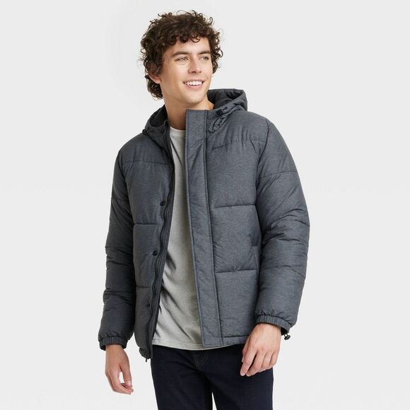 Goodfellow & Co | Jackets & Coats | Mens Solid Midweight Puffer Jacket ...